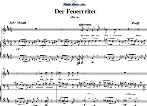 Wolf, Hugo - Sheet music to download