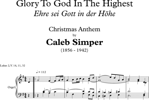 Simper, Caleb - Sheet music to download