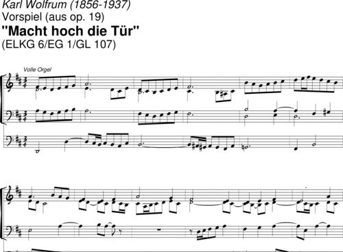 Wolfrum, Karl - Noten zum Download