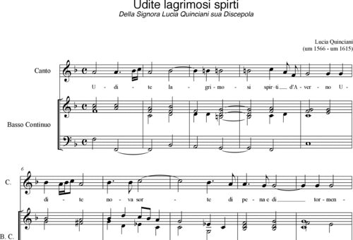 Quinciani, Lucia - Noten zum Download
