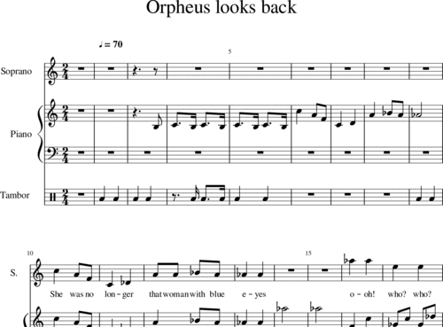 Carl Orff Competition 2018 La sombra de Orfeo - Ariel Goitia | Noten ...