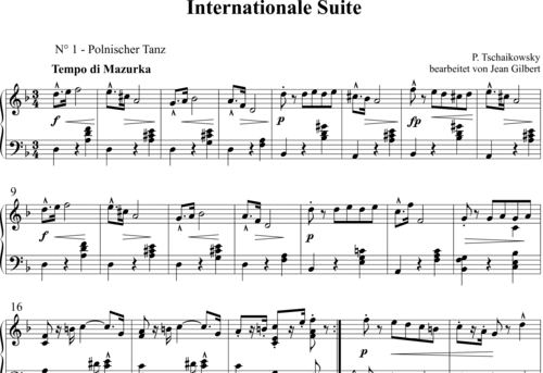 Gilbert, Jean - Noten zum Download
