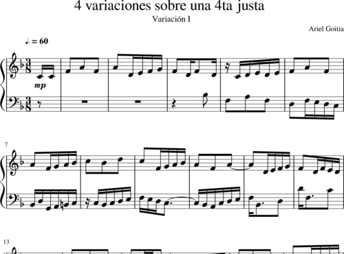 Goitia, Ariel - Noten zum Download