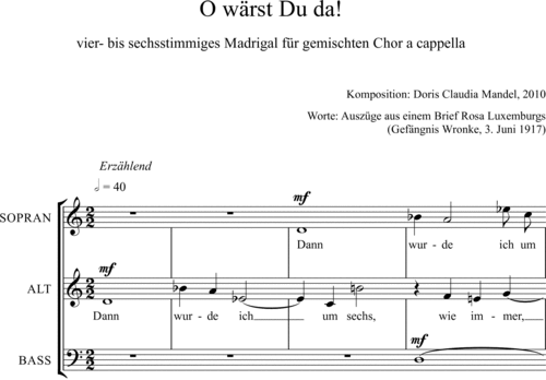 Mandel, Doris Claudia - Noten zum Download