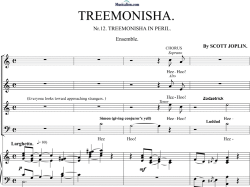 Treemonisha: Nr. 4 We're goin' around - Scott Joplin | Noten zum Download