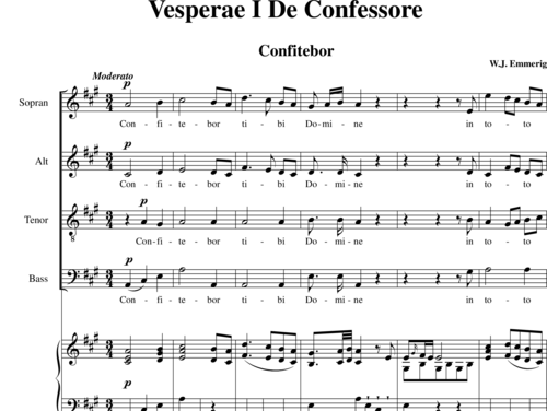 Vesperae 1-De Confessore-Orgelpartitur-4. Beatus - Wolfgang Joseph ...