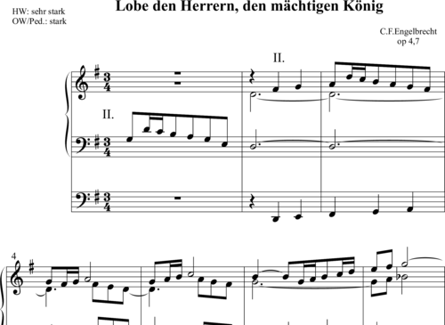 Lobe den Herren, den mächtigen König der Ehren (5)(bearb. von Thomas ...