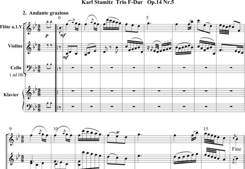 Stamitz, Karl - Noten zum Download
