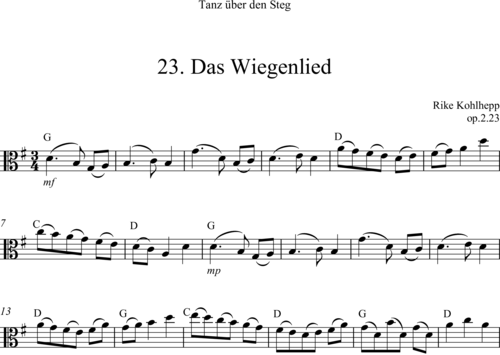 Kohlhepp, Rike - Sheet music to download