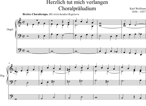Wolfrum, Karl - Noten zum Download