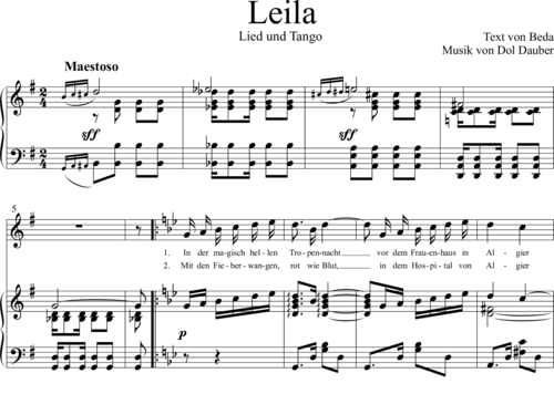 Dauber, Dol - Noten zum Download