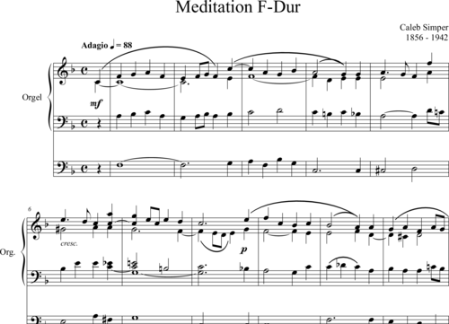 Simper, Caleb - Sheet music to download