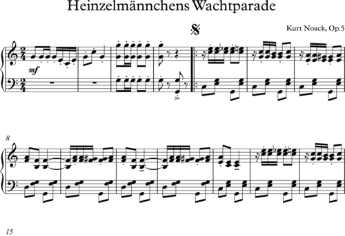 Noack, Kurt - Noten zum Download