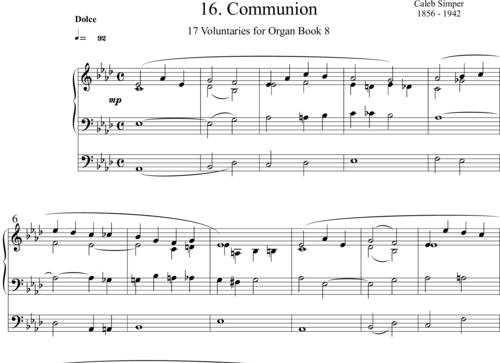 Simper, Caleb - Sheet music to download