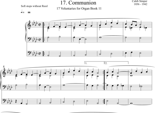 Simper, Caleb - Sheet music to download