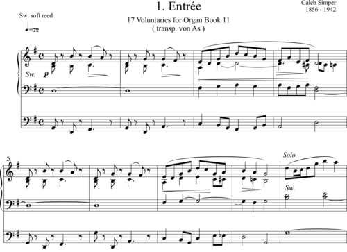 Simper, Caleb - Sheet music to download