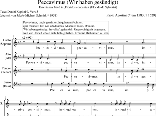Agostini, Paolo - Sheet music to download