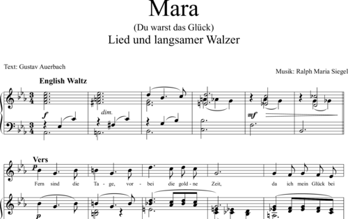Siegel, Ralph Maria - Noten zum Download