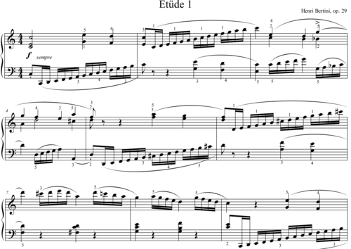 - Sheet music to download
