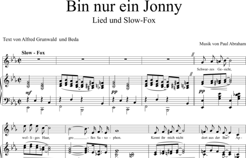 Abraham, Paul - Sheet music to download