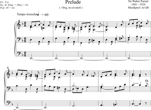 Parratt, Sir Walter - Sheet music to download