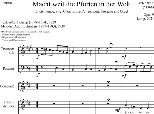 Lohmann, Adolf - Noten zum Download