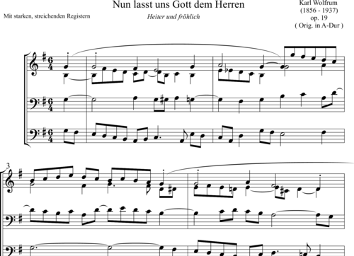 Wolfrum, Karl - Noten zum Download