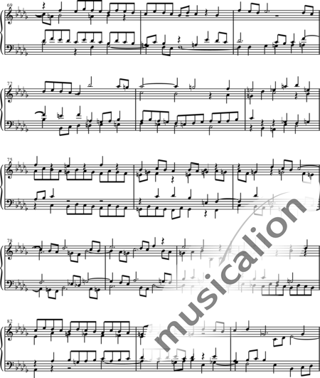 Fuge b-Moll (BWV 891) - Johann Sebastian Bach | Noten zum Download