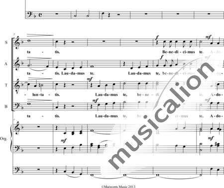 Missa in F major, Gloria (organ version) (op. 122) - Max Filke | Sheet ...