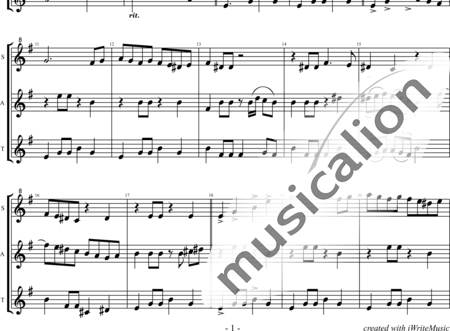 Klezmer - The Happy Nigun (for S A T) - Unknown Anonymus | Sheet music ...