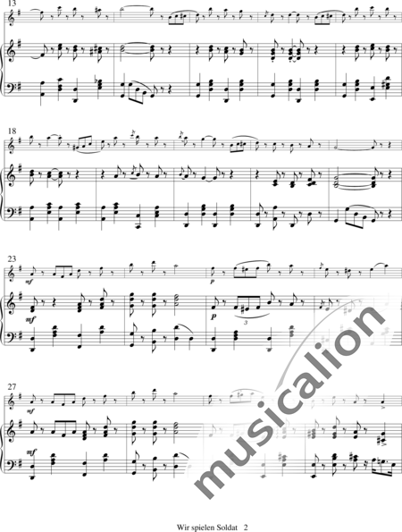 We Play Soldier (Op. 73) - Richard Eilenberg | Sheet music to download