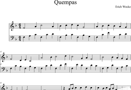 Quempas - Erich Wocke | Noten zum Download