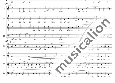 Exultate Deo - Alessandro Scarlatti | Sheet music to download