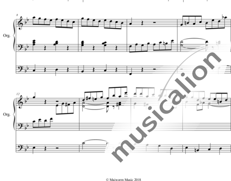 Douze Pieces Pur Orgue Nr 5 Prelude et Fugue - Clement Loret | Noten ...