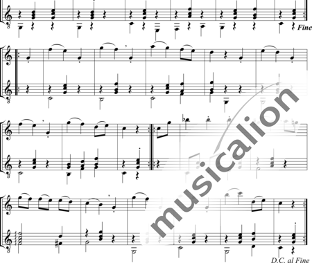 Deutscher Tanz(bearb. von Othmar Endelweber) - Wolfgang Amadeus Mozart | Noten zum Download