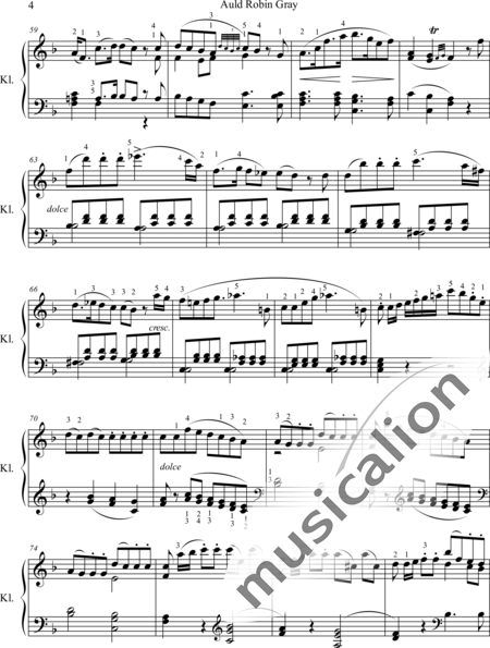 Auld Robin Gray (op. 455 Nr. 13) - Carl Czerny | Noten zum Download