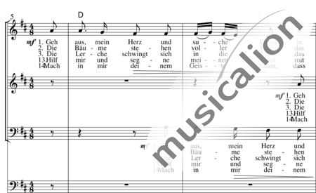 Geh aus, mein Herz (Bearb.) - August Harder | Noten zum Download