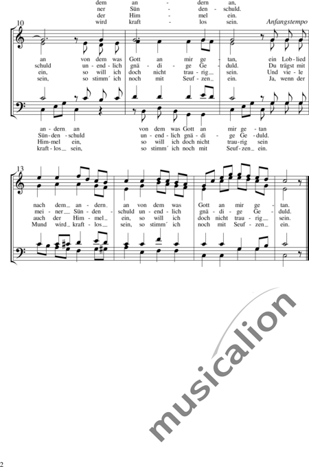 O daß ich tausend Zungen hätte - Wilhelm Baumgartner | Noten zum Download