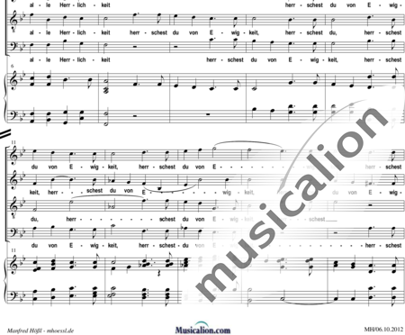 Erhaben, o Herr, über alles Lob (Motette) - Felix Mendelssohn Bartholdy ...