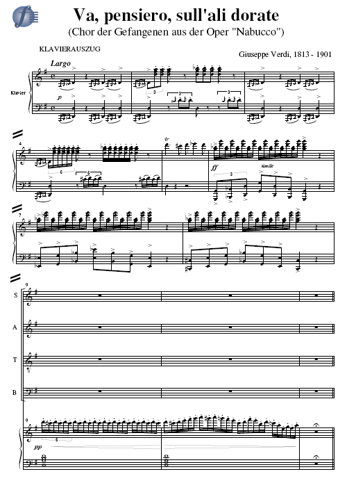 Verdi, Giuseppe - Sheet music to download