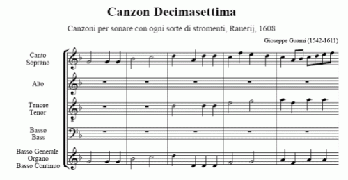 Guami, Gioseffo - Noten zum Download