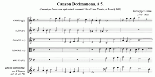 Guami, Gioseffo - Noten zum Download